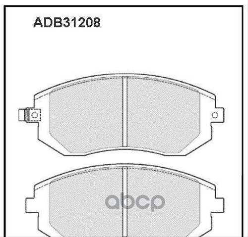 Колодки тормозные дисковые перед ADB31208 A