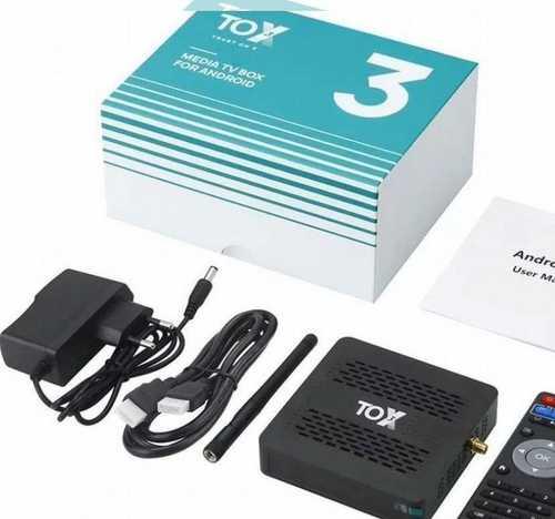 Android TV box Tox3, (4-32Gb),S905 x4, Android 11