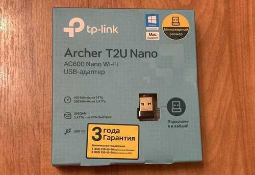 Archer T2U Nano AC600 Nano Wi-Fi USB-адаптер