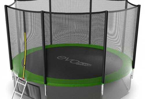 Батут EVO jump External 12ft (Green) + Lower net