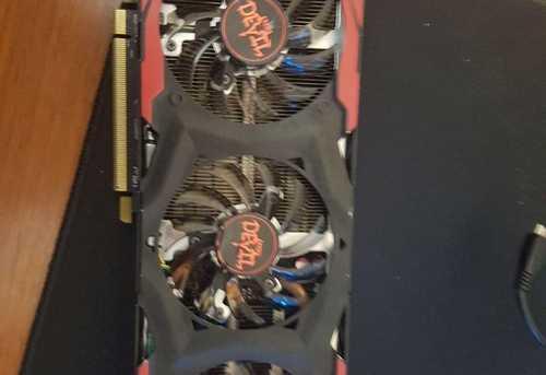 Видеокарта rx570 red devil