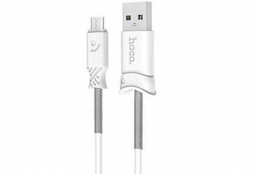 Кабель USB - микро USB hoco X24 Pisces, 1.0м, 2.4A