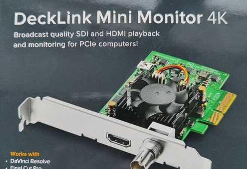 Blackmagic DeckLink Mini Monitor 4K 6G SDI