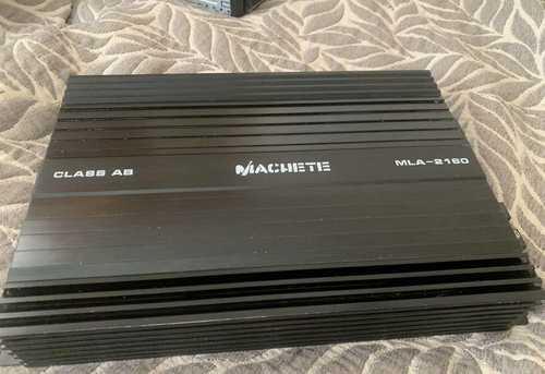 Machete mla-2160 двух канальный усилитель