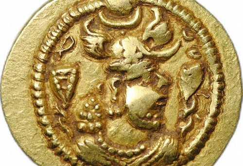 Золотая Монета Динар 477-484 Пероз I Государство С