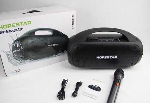 Колонка с микрофоном Hopestar A50 (чёрная)