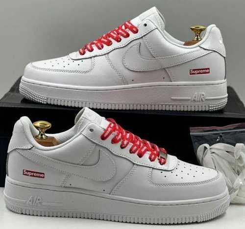 Кроссовки Nike Air Force 1 Low & Supreme (Арт.17601)