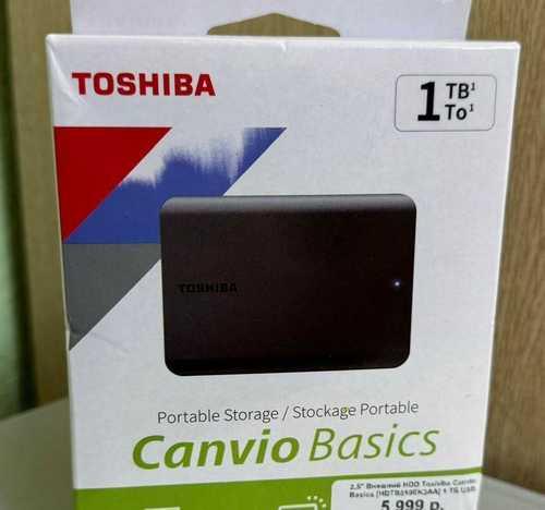 Внешний жесткий диск Toshiba Canvio Basics New 1тб