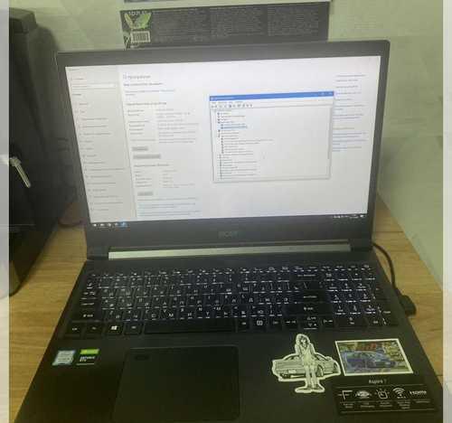 Ноутбук acer aspire 7