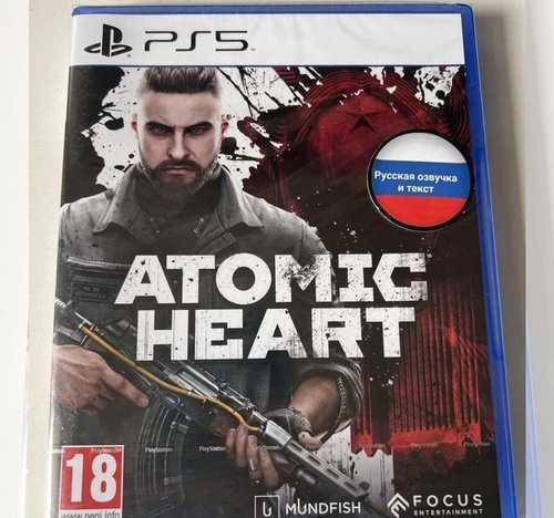 Atomic heart ps5 (новые диски)