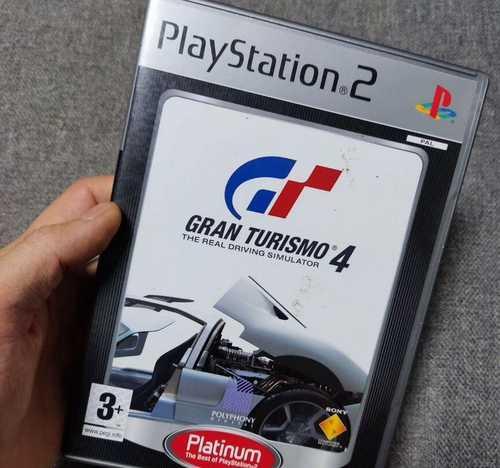 Диск grand turismo 4 ps2