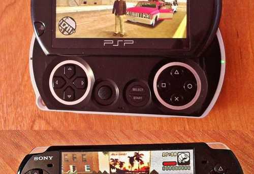Sony PSP Go и Sony 3008 Slim (Много игр)