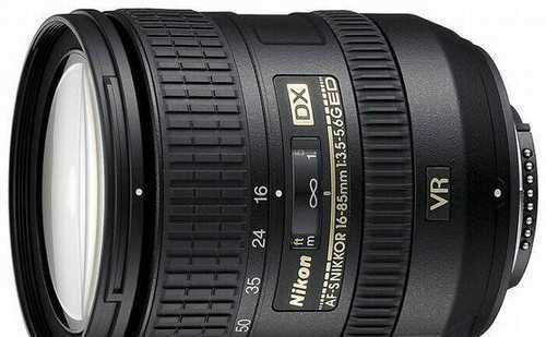 Объектив Nikon AF-S DX nikkor 16-85mm f/3.5-5.6G