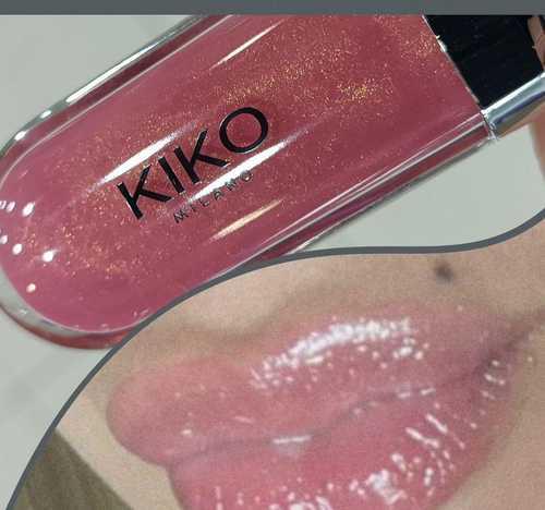 Kiko milano 3D gloss блеск для губ 33 тестер