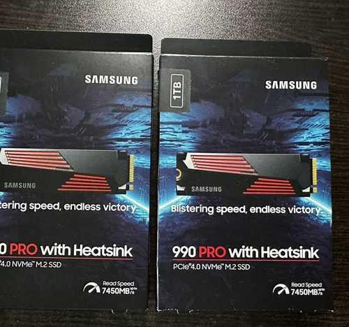 1TB 2TB Samsung 990PRO + родной радиатор