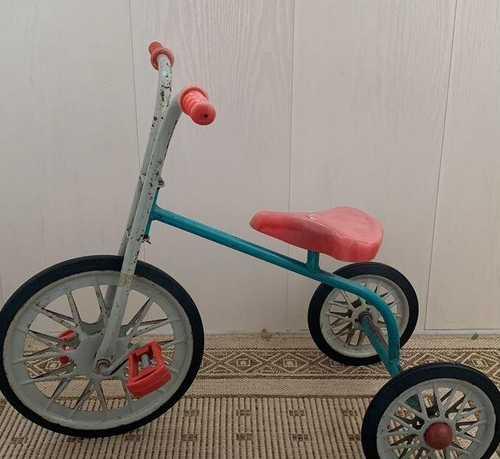 Детский велосипед трехколесный советский рабочий