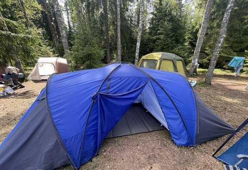 Палатка кемпинговая 6 местная 3 ком с тамбуром