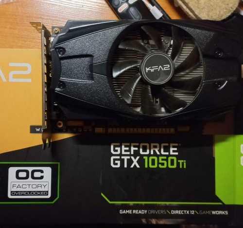 Видеокарта PCI-E KFA2 GeForce GTX 1050 Ti OC 4096M