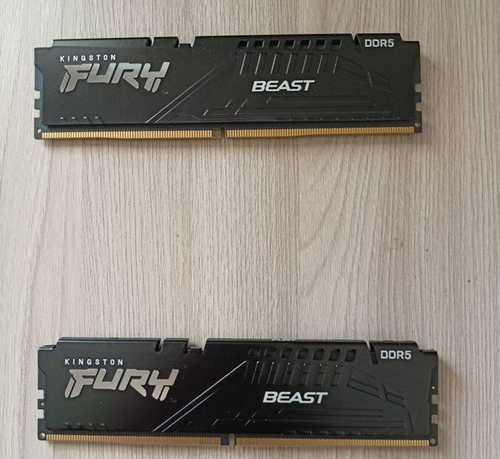 Fury Beast Black 16GB x2 32GB DDR5