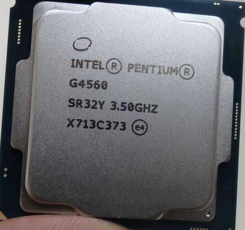 Процессор intel Pentium g4560