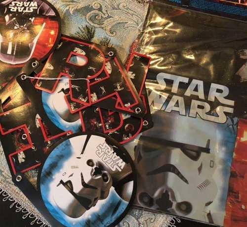 Растяжка и скатерть Star Wars на день рождения