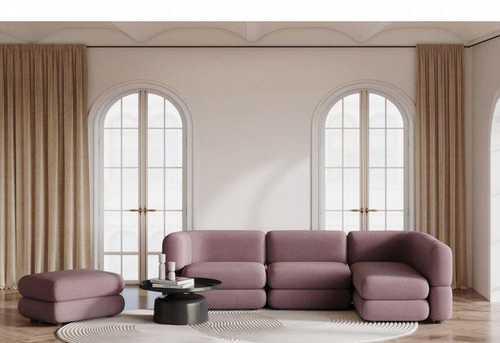 Модульный диван Brera-7 Velour Lilac