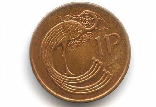 Монета «1 пенни 1990 года»