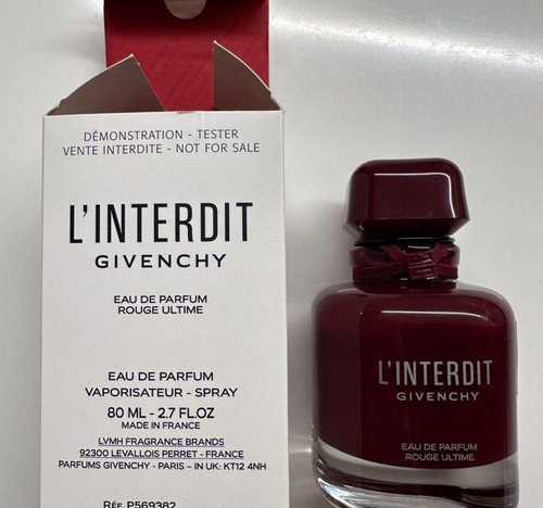 Парфдмерная вода Givenchy L'Interdit Rouge Ultime