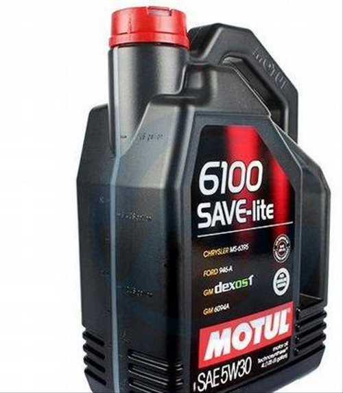 Масло моторное motul 6100 save-lite 5W30 (4л.)