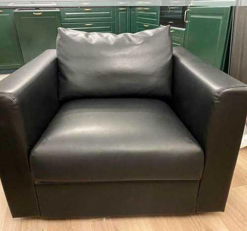 Кожанное кресло vimle вимле IKEA