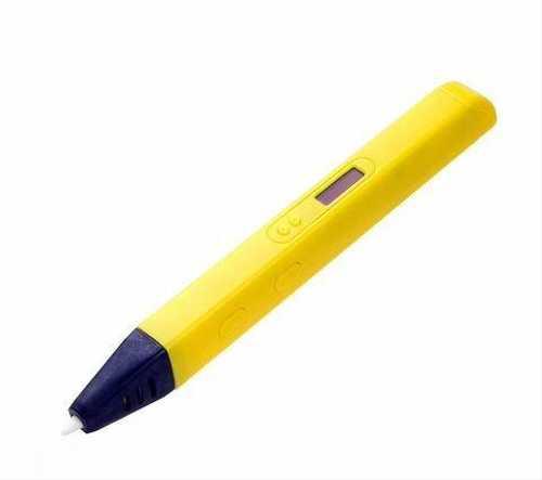 3D ручка Spider Pen Slim с дисплеем желтая