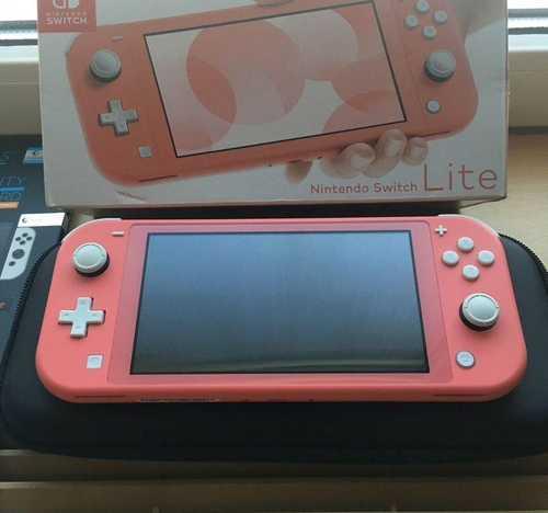 Прошитый nintendo switch lite 32   256 гб