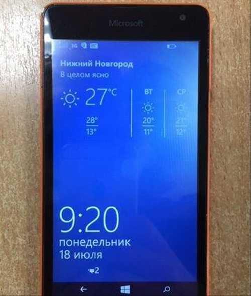 Windows Phone Microsoft Lumia 535 dual SIM