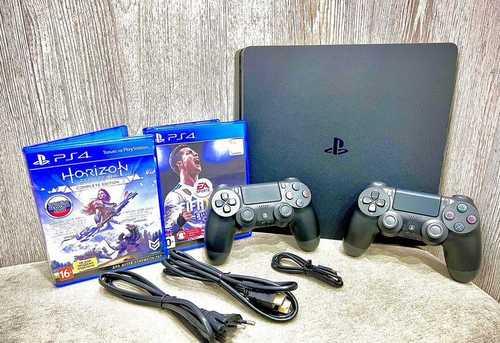 Sony playstation 4 PS4 slim Топчик