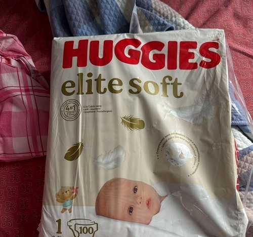 Подгузники haggies elite soft 1