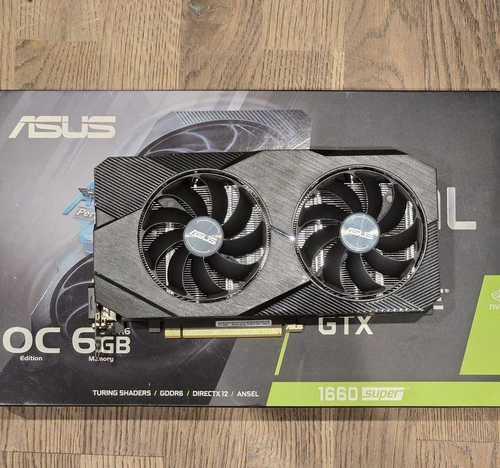 Видеокарта asus GTX 1660