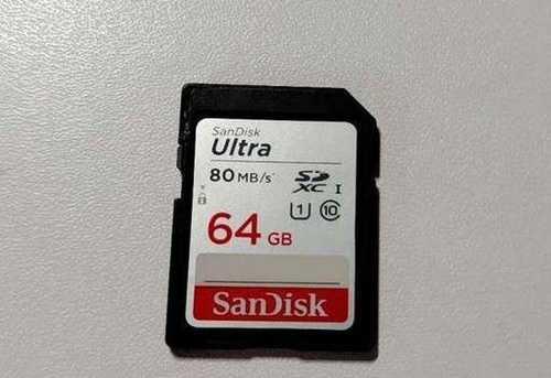 Карты памяти sdhc SanDisk