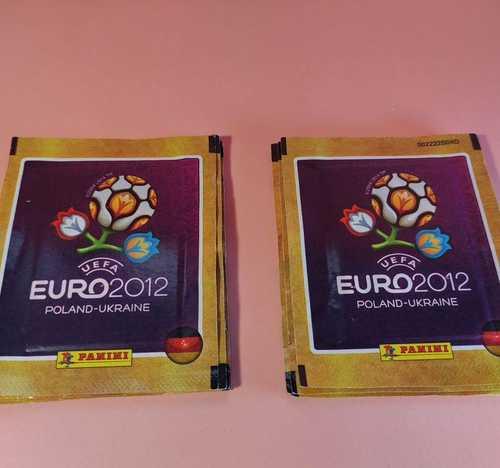 10 пакетиков panini Чемпионат Европы 2012