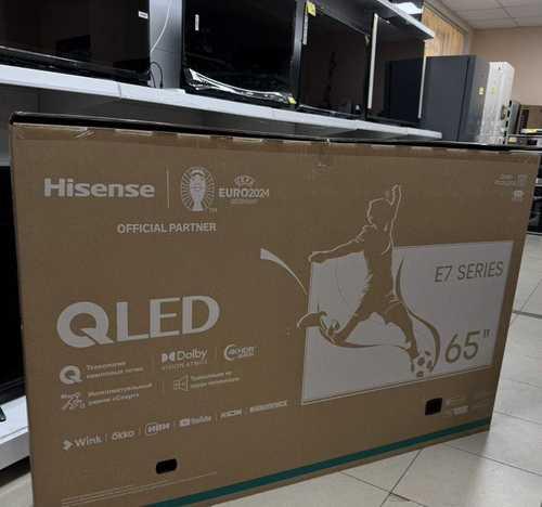 Телевизор Hisense 65E7NQ Qled Новый