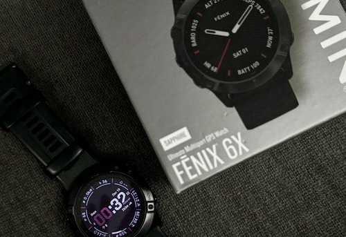 Часы наручные garmin fenix 6x sapphire