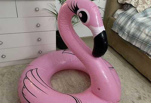 Надувной пончик, розовый Фламинго