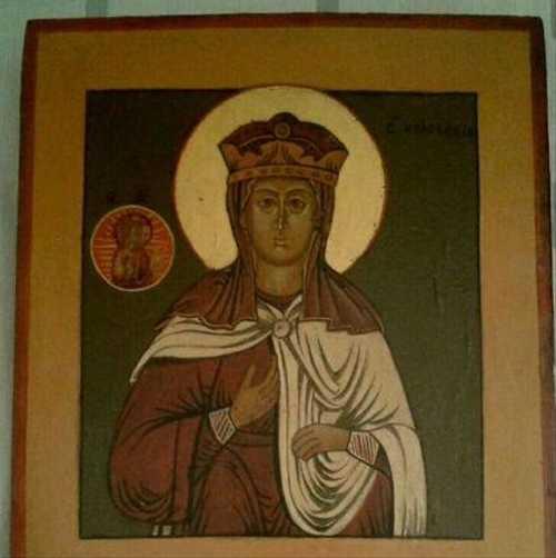 Икона старинная Святой Параскевы-Пятницы