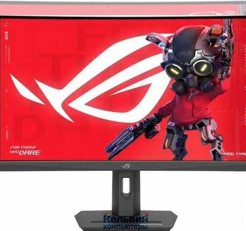 Asus 27" ROG Strix XG27wcms черный VA LED 16:9 hdmi матовая HAS Piv 400cd 178гр/178гр 2560x1440 280H