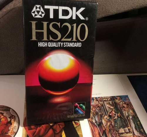 TDK HS 210 видокассета с записью