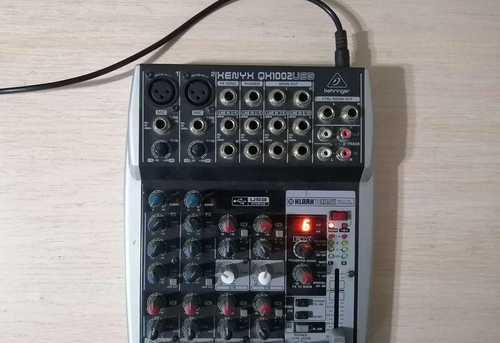 Микшерный пульт behringer xenyx 1002USB