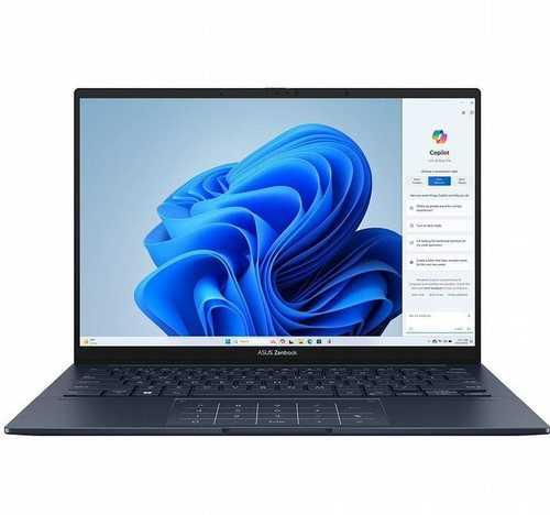 NB Asus Zenbook UX3405MA-QD1016 90NB11R1-M01UB0 Blue 14" FHD  Ul9 185H/32Gb/SSD512Gb/noOS/Bag