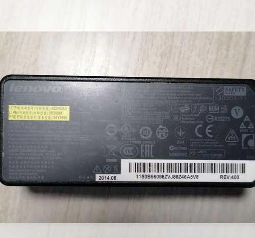 Блок питания для ноутбука Lenovo 20V 3.25A