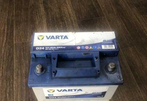 Аккумулятор Varta Б/У 60Ah 540A 560127054 D43