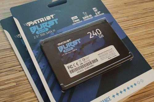 SSD 240Gb 2.5" Patriot Burst Elite новый