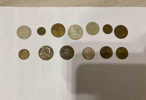 Монеты разные, СССР, Россия